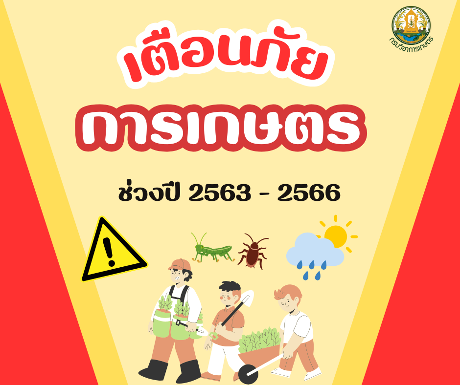 เตือนภัยการเกษตร ปี 2563 – 2566 – สถาบันวิจัยพืชสวน